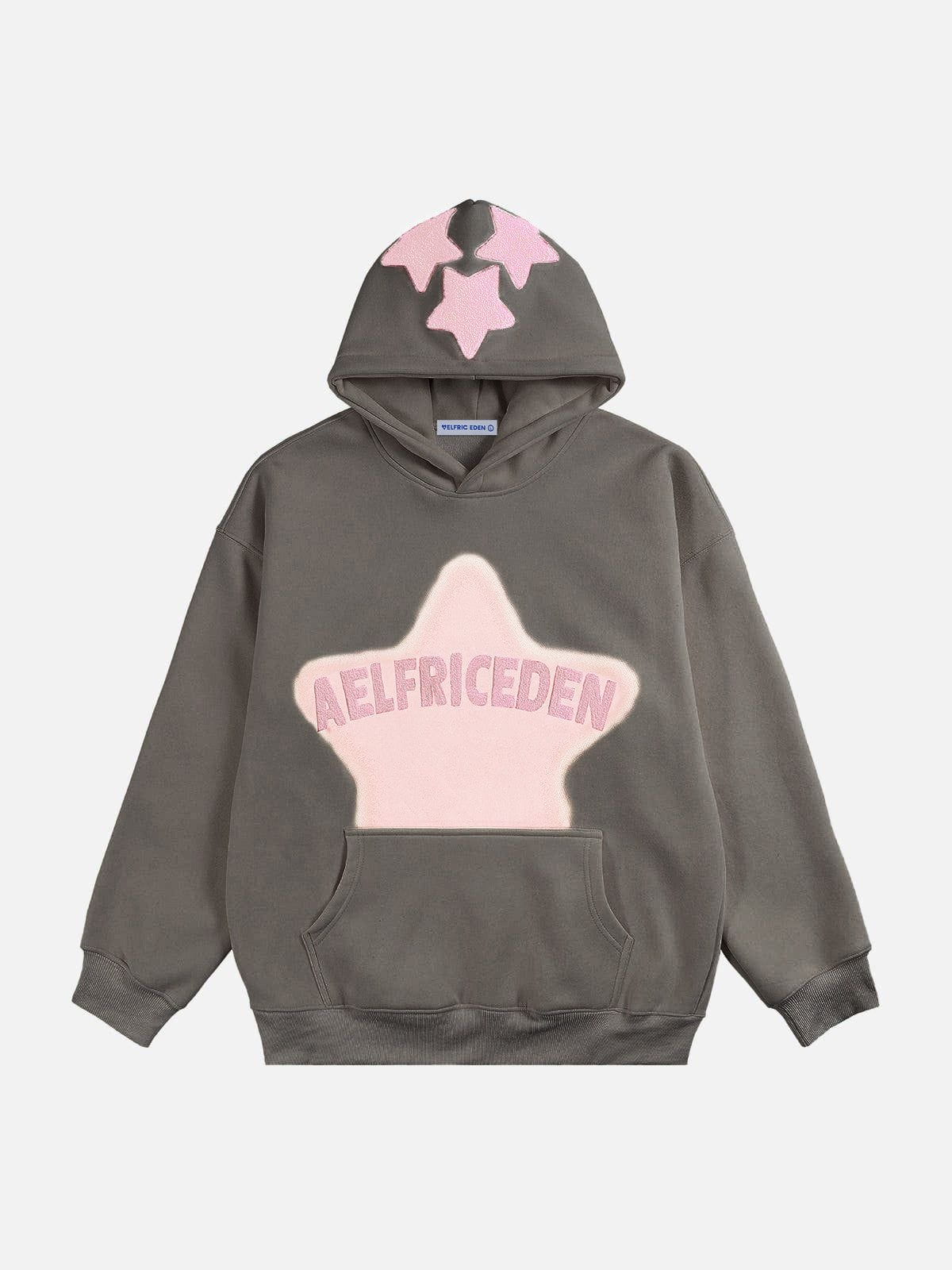 Aelfric Eden Vintage Embroidery Star Hoodie – Aelfric eden