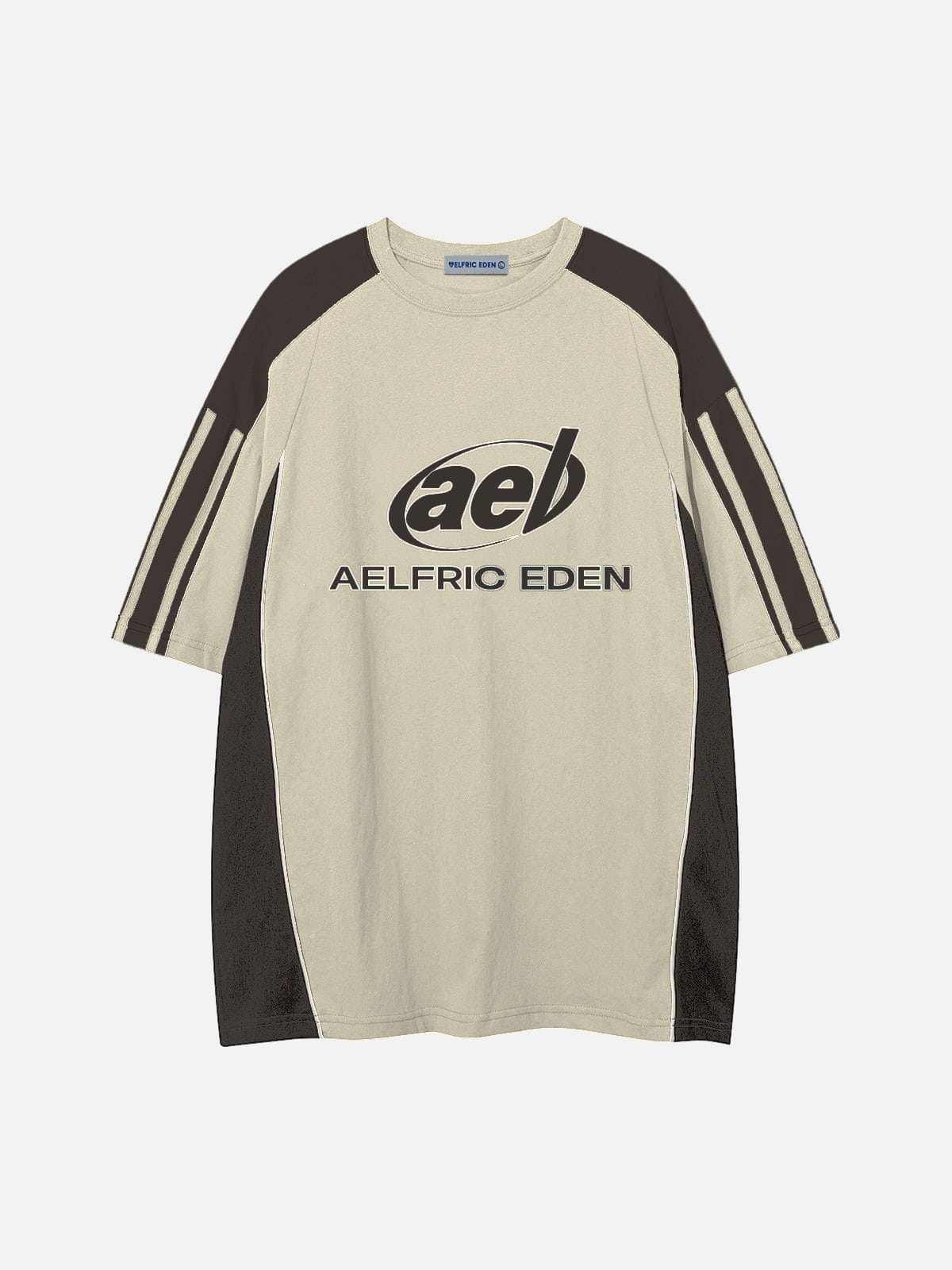 Aelfric Eden Contrast Color Speedway Racing Tee – Aelfric eden