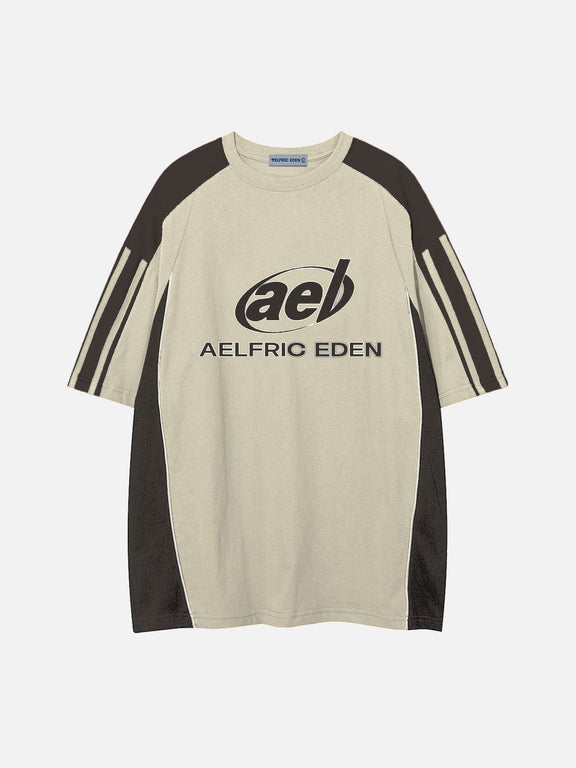 Aelfric Eden Contrast Color Speedway Racing Tee – Aelfric eden