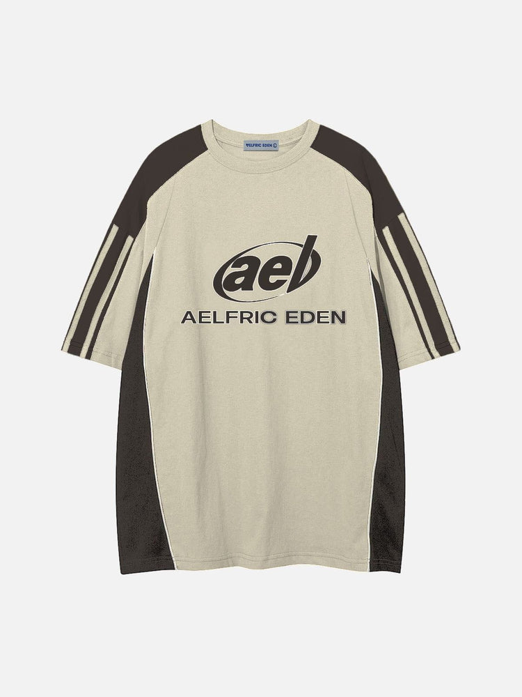 Aelfric Eden Contrast Color Speedway Racing Tee – Aelfric eden