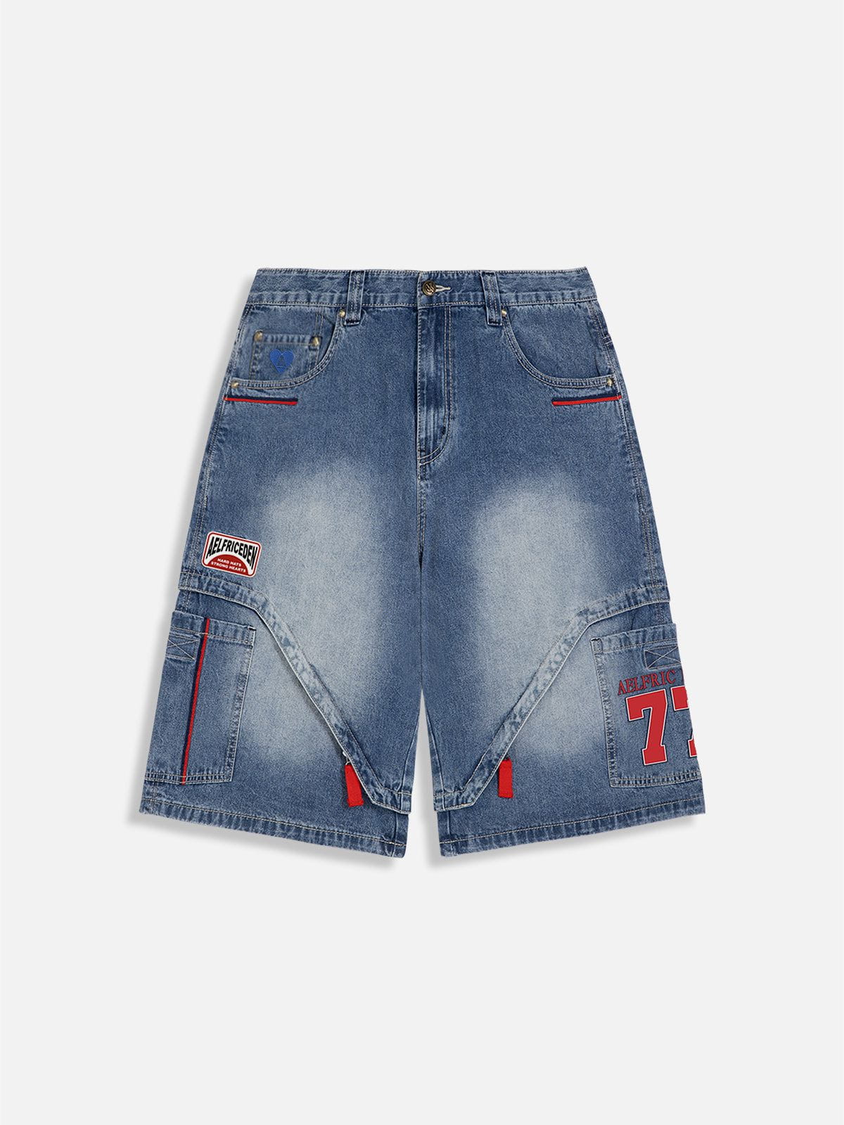 Aelfric Eden Deconstructive Patchwork Washed Jorts – Aelfric eden