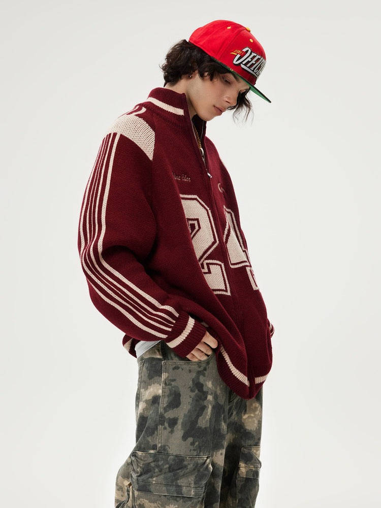 Aelfric Eden Number Jacquard Cardigan – Aelfric eden