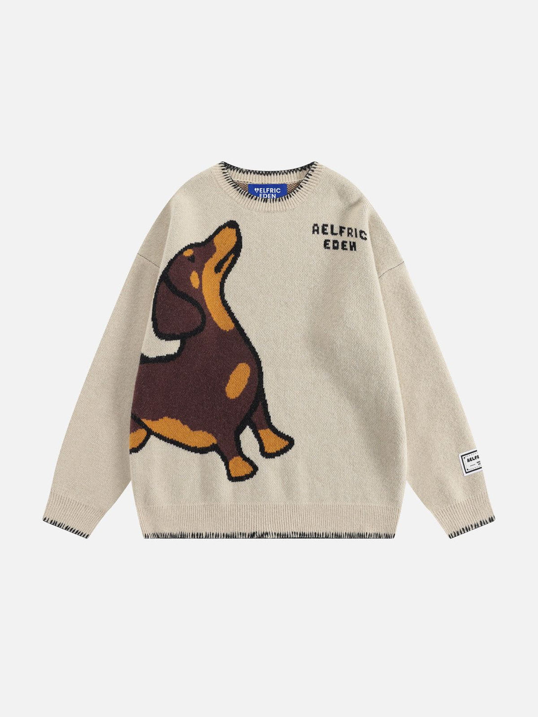 Aelfric Eden Hand Drawn Dachshund Jacquard Sweater – Aelfric eden