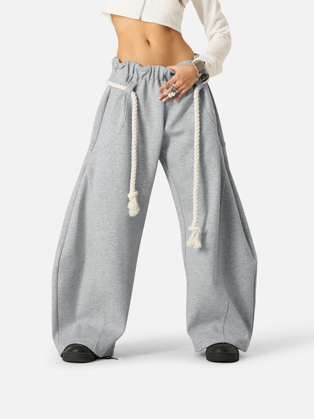 Double Waist Baggy Sweatpants – Aelfric eden