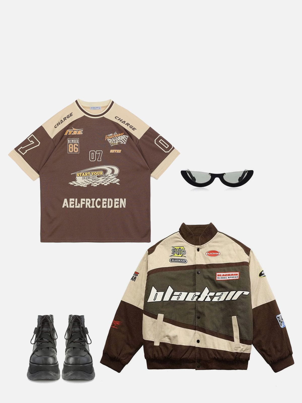 Aelfric Eden Contrast Color Racing Tee – Aelfric eden